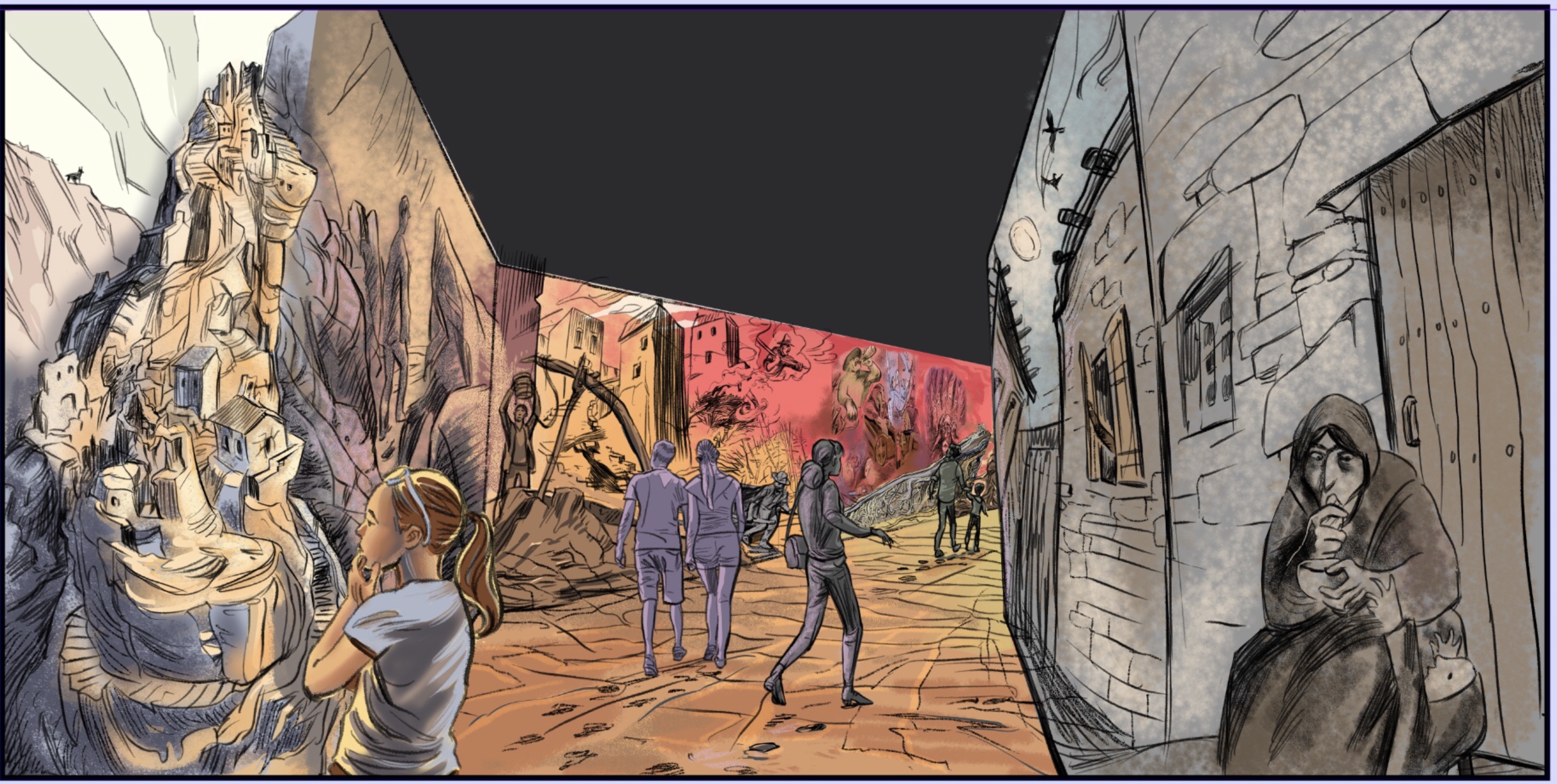 Illustration Québec - Simon Dupuis - L’homme qui plantait des arbres…