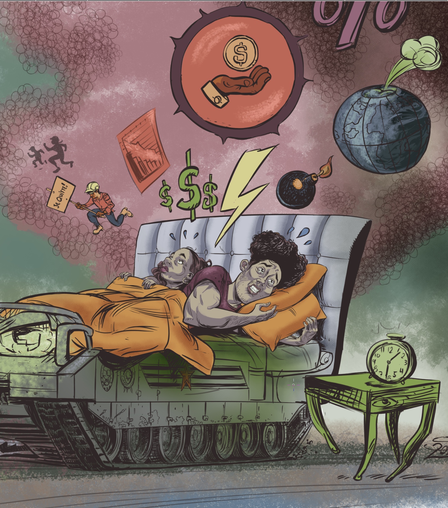 Illustration Québec - Simon Dupuis - Dormez-vous?