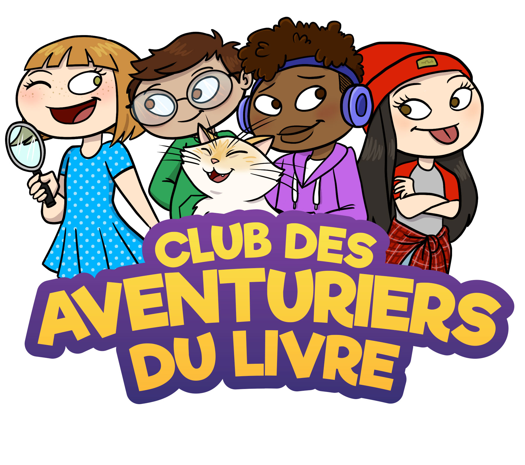 Illustration Québec - Constance Harvey - Le Club des Aventuriers du Livre
