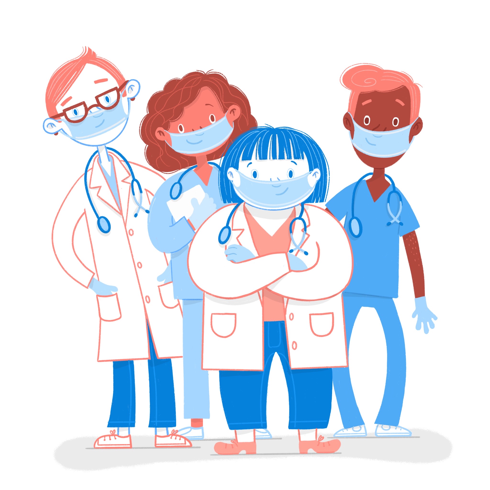 Illustration Québec - Pascale Constantin - Merci au personnel soignant