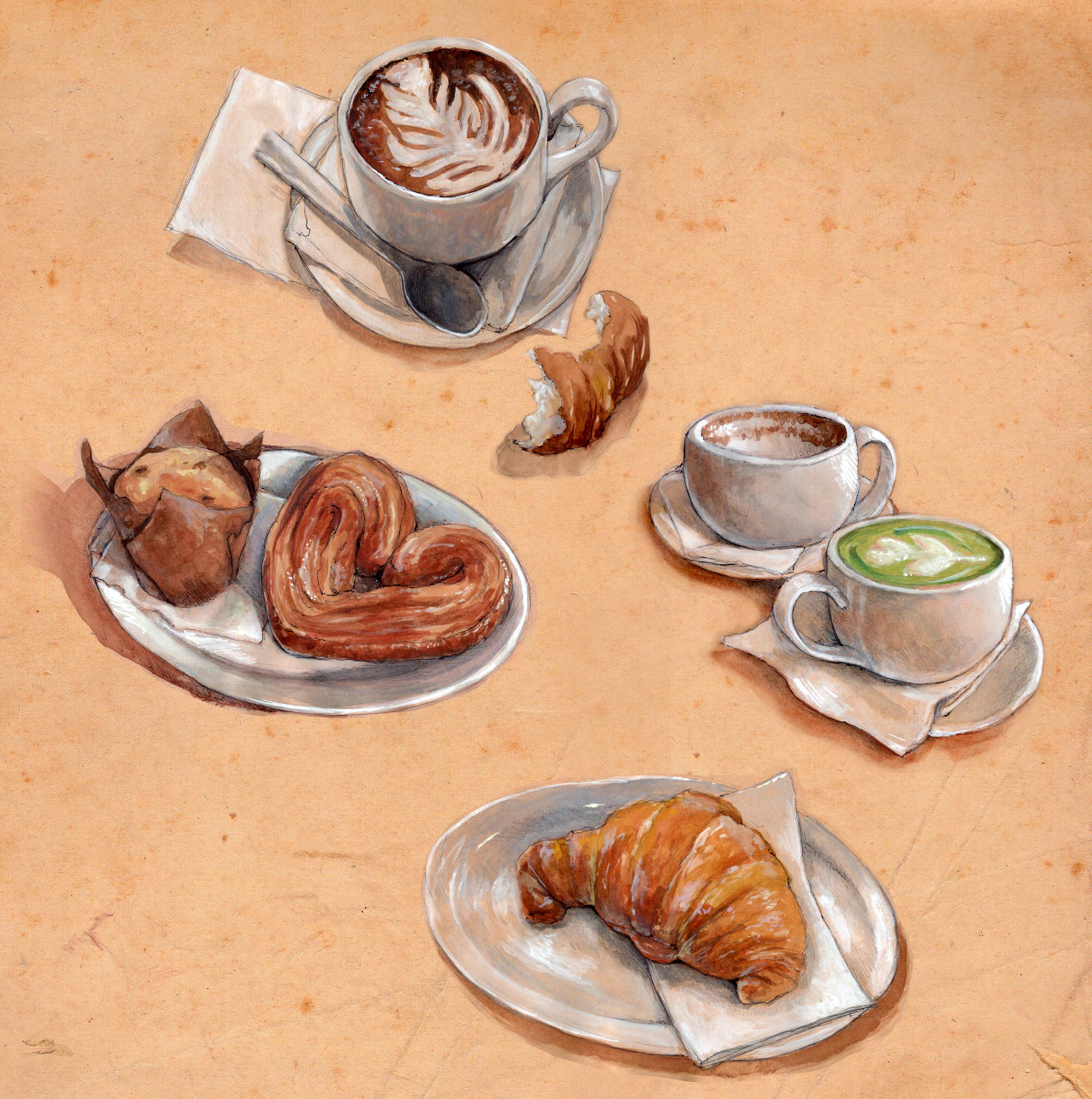 Illustration Québec - Fabrice Boulanger - Pätisseries