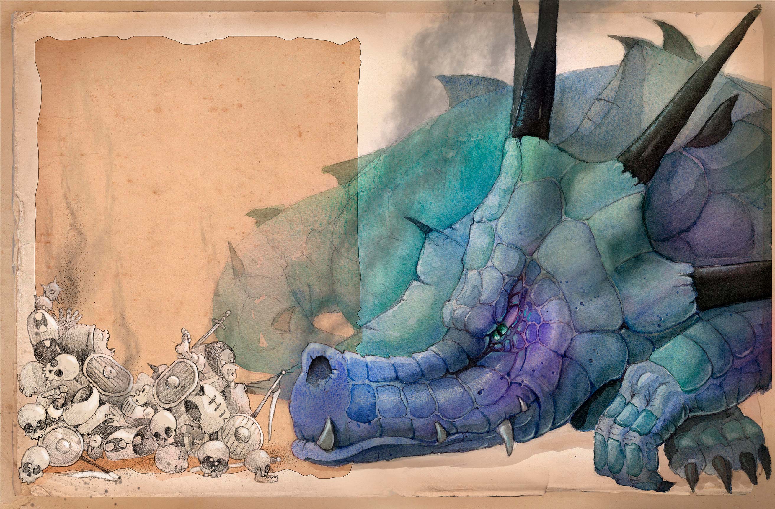 Illustration Québec - Fabrice Boulanger - Dragons du Monde