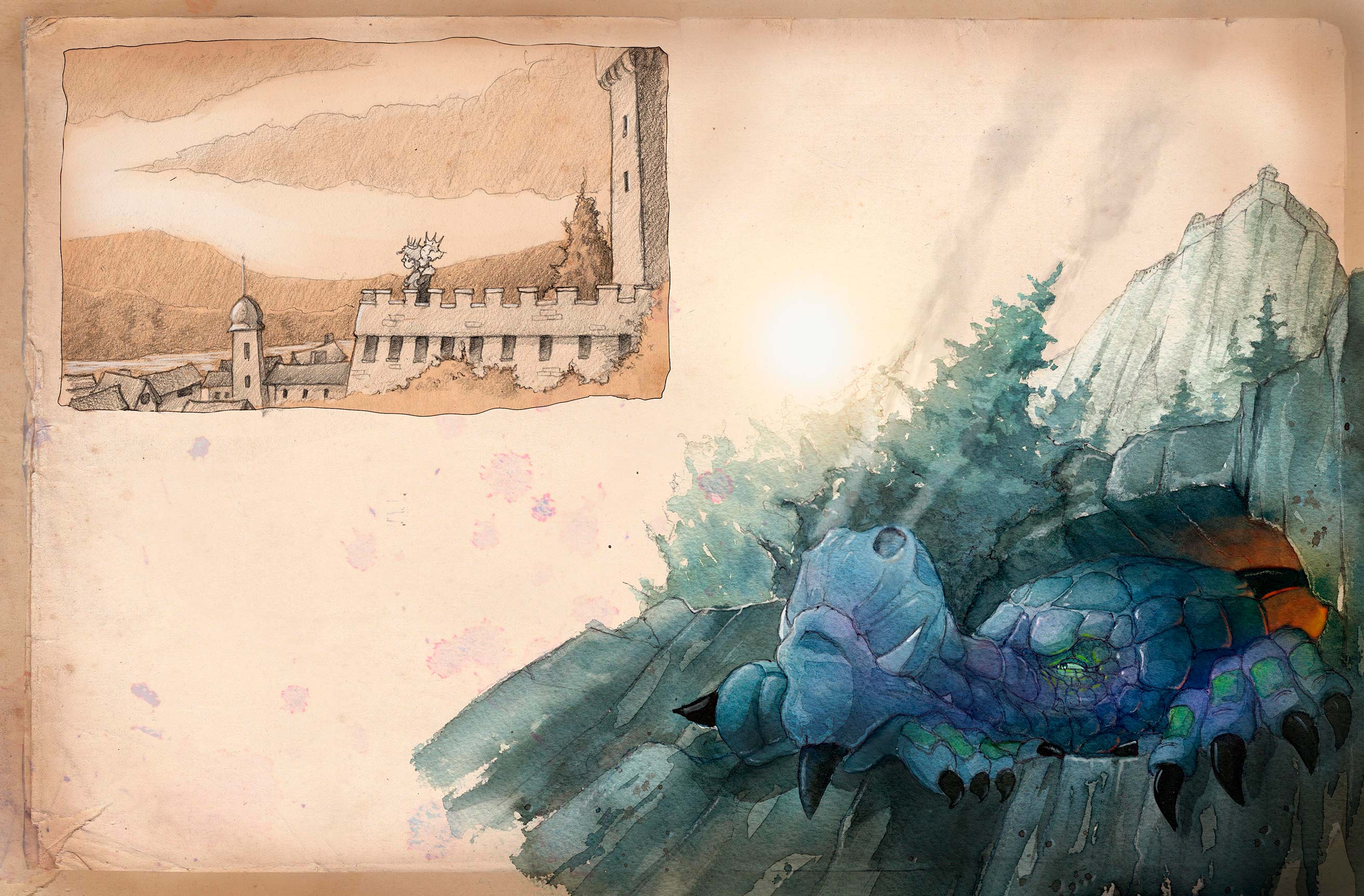 Illustration Québec - Fabrice Boulanger - Dragons du Monde