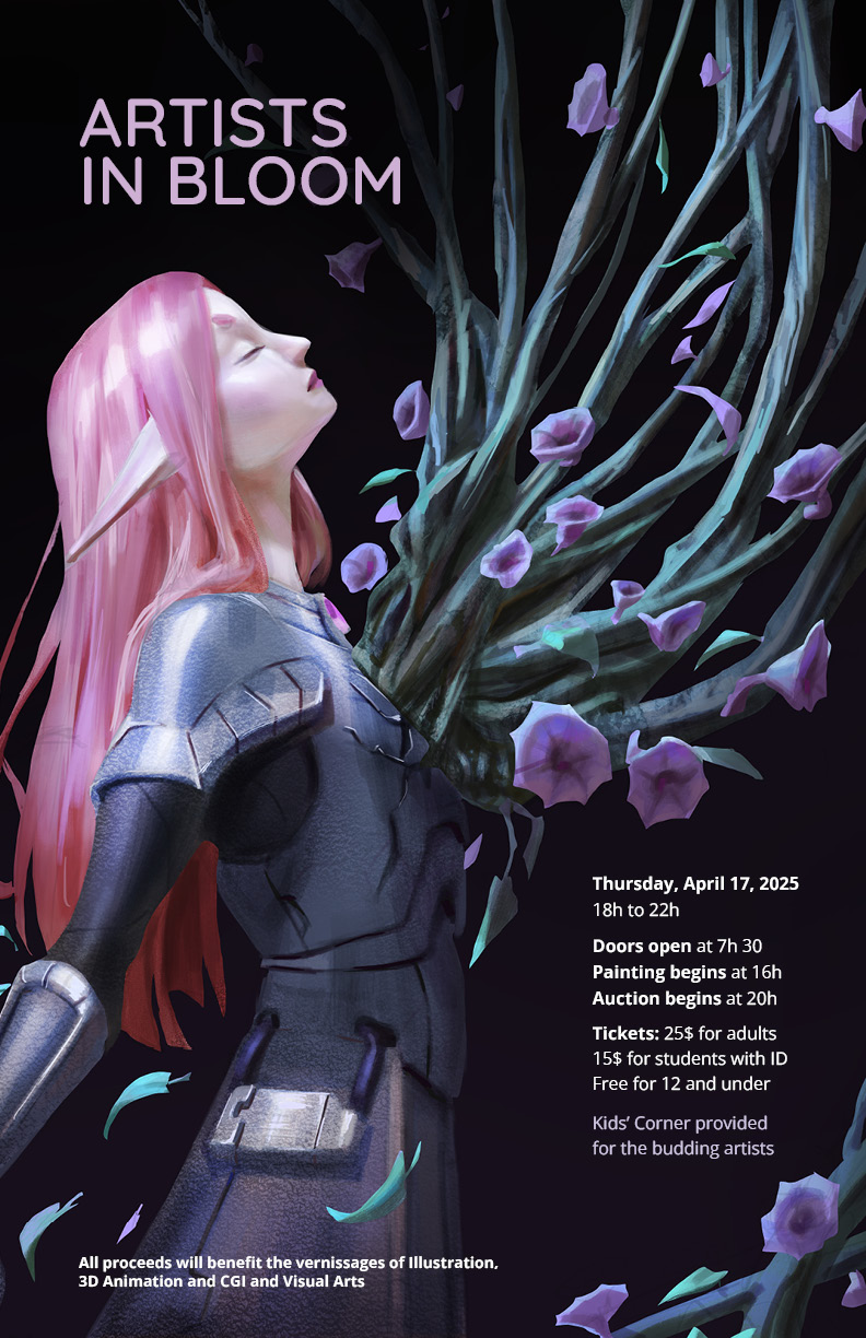 Illustration Québec - Erika Dayana Aguirre - Poster for ''Artists In ...