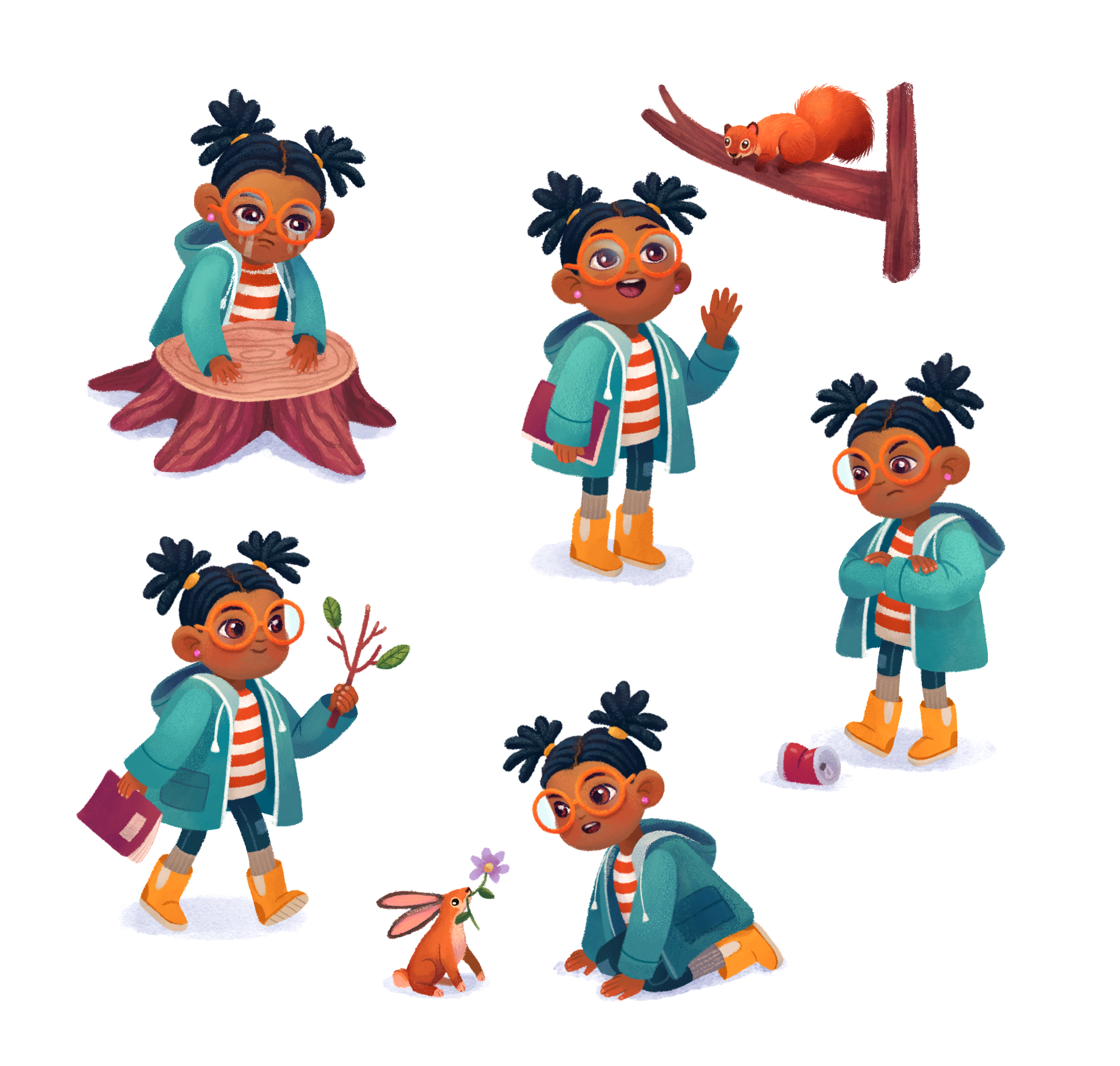 Illustration Québec - Olga Urbanowicz - Étude de personnage